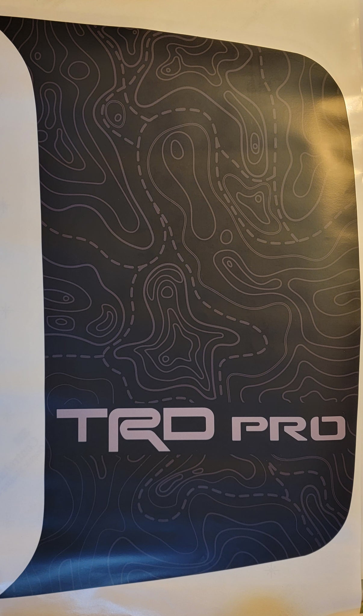 Toyota 4Runner TRD PRO Anti-Glare Topographical Hood Scoop Decal ...