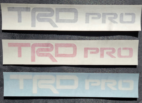 YodaVinyl Trd Vinyl lettering for 4Runner, Tundra, Tacoma( TRD , TRD ...